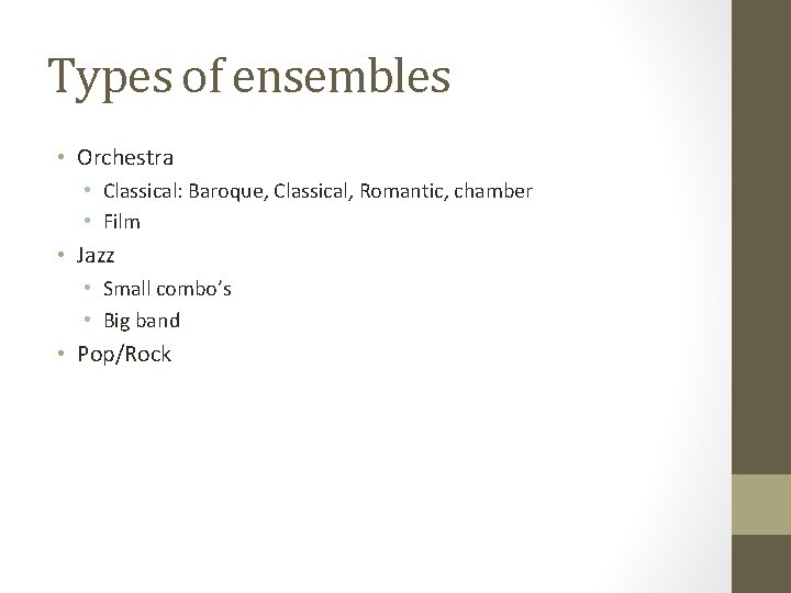 MP102 Lecture 2 Elements of Orchestration What is