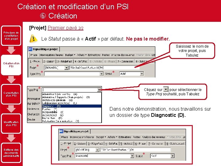 Formation SGA Module Signaltique Projet Sommaire Signaltique projet