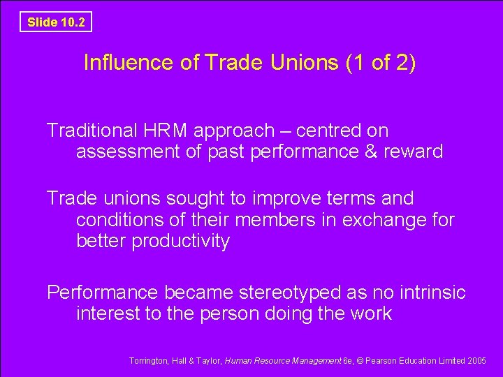 Part 3 Performance Torrington Hall Taylor Human Resource