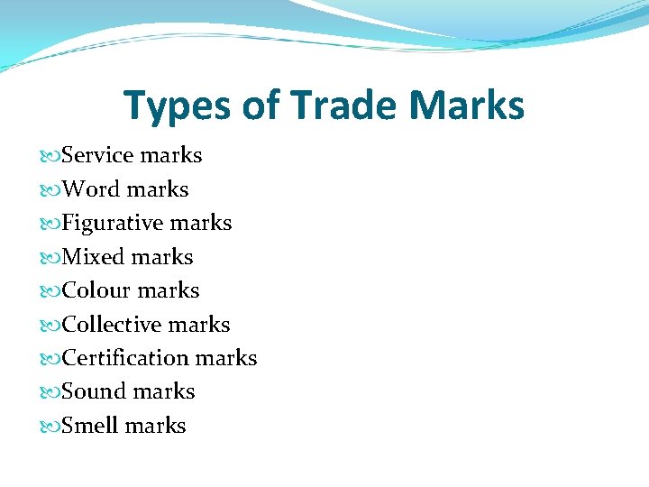 Making a Mark The Role of Trademarks in