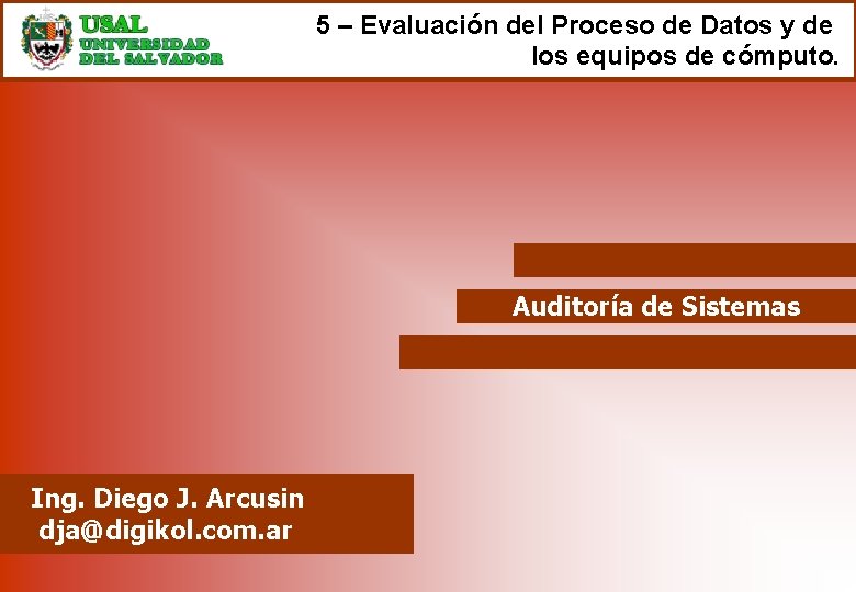 5 Evaluacin del Proceso de Datos y de