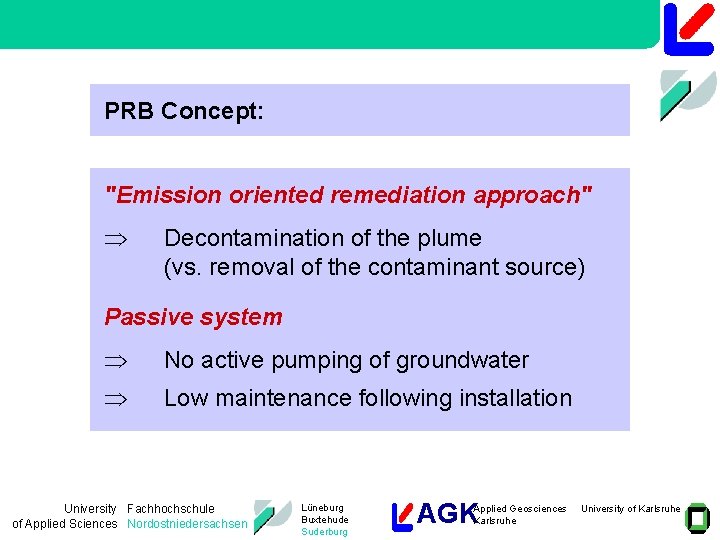 An Introduction To Permeable Reactive Barriers PRB Volker