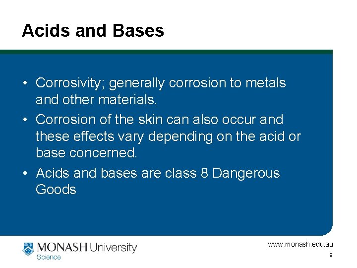 Aspects of Chemical Laboratory Safety Materials Engineering OHSE