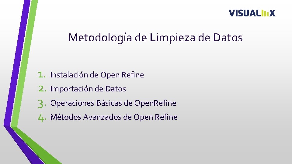 Metodologa de limpieza de datos con la herramienta