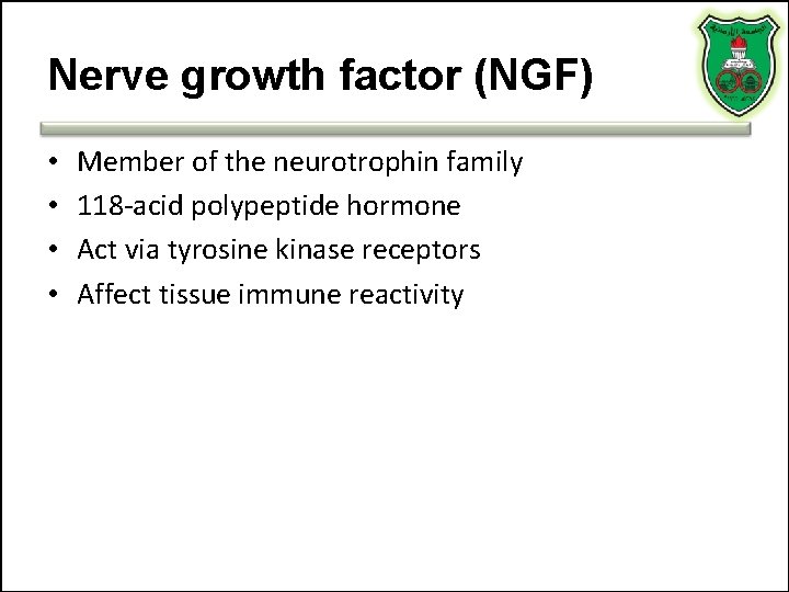 Biochemistry of neurotransmitters Dr Mamoun Ahram Neuroscience 2014