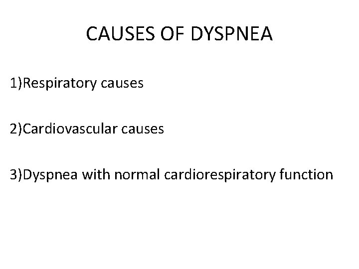 APPROACH TO A CASE OF DYSPNEA by Prof