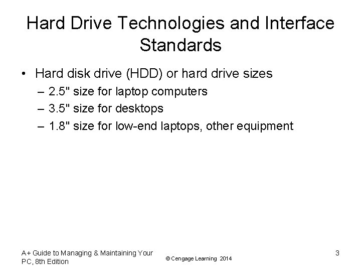 A Guide to Managing Maintaining Your PC Chapter