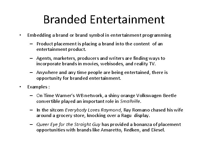 16 Event Sponsorship Product Placements Celebrity and Branded