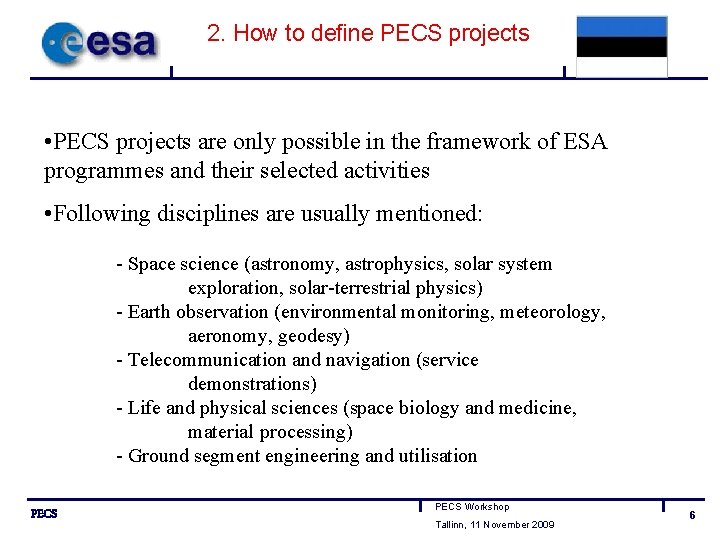 WORKSHOP FOR PECS ESTONIAN USERS Bernard Zufferey PECS