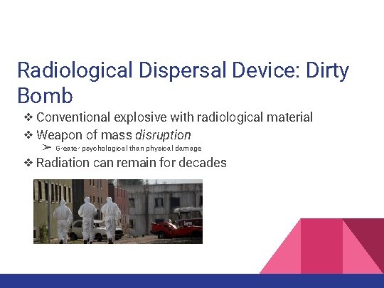 Dirty Bombs and Hospitals Removing Dangerous Radioactive Material