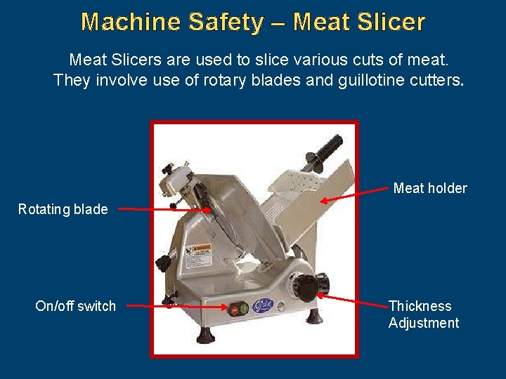 Meat Cutting Safety Hazards What they are and