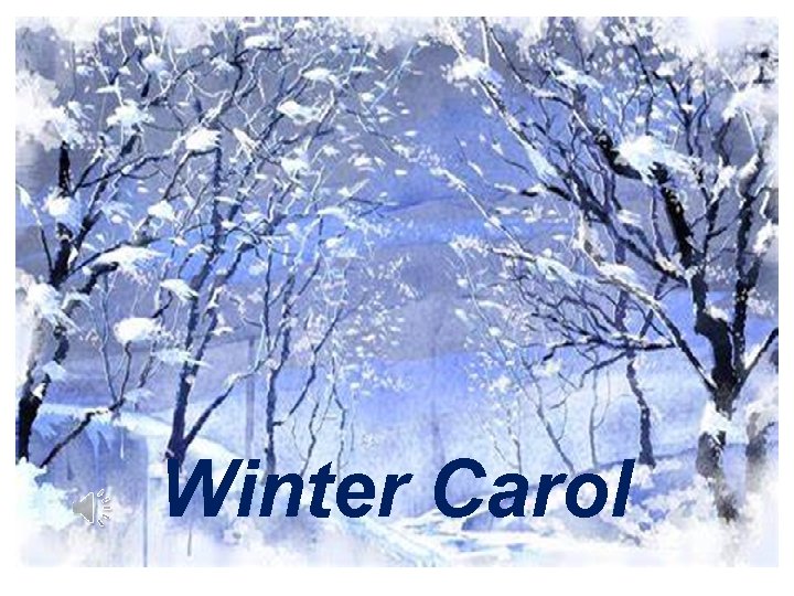Winter Carol Icy sparkly like jewels on the