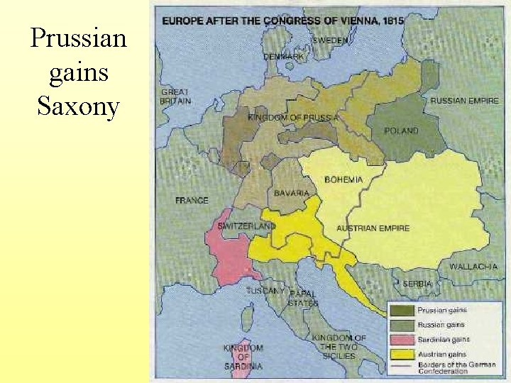 Putting Europe Back Together Congress of Vienna 1815