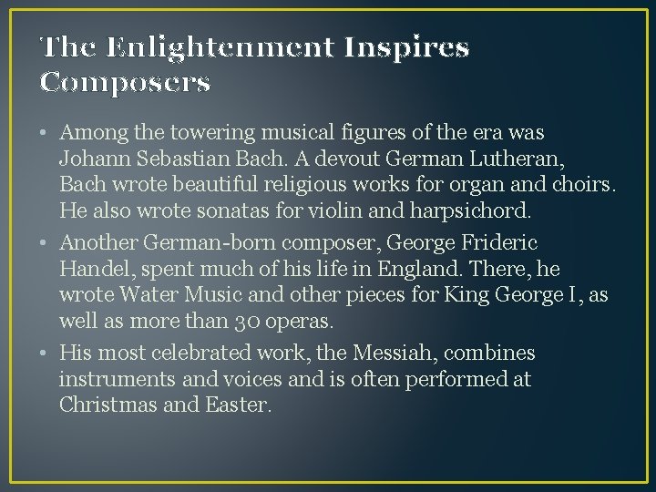 Enlightenment Ideas Spread Objectives Identify the roles that