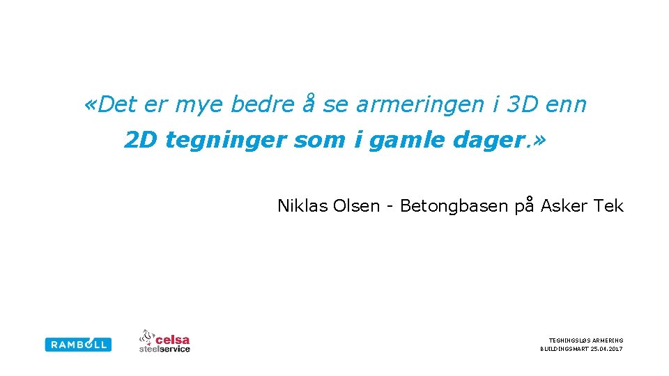 ASKER TEK TEGNINGSLS ARMERING PATRICK MAHIEU RAMBLL NORGE