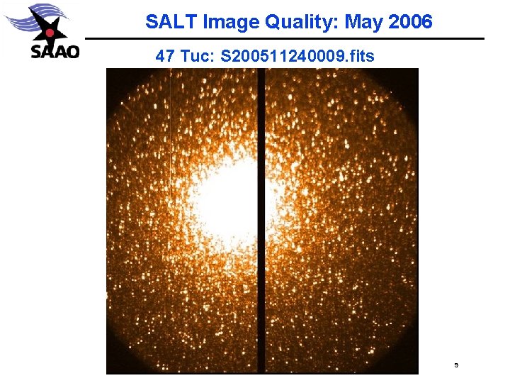 SALT Image Quality May 2006 SALT Science Working
