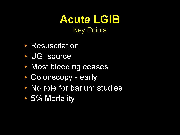 Acute Gastrointestinal Bleeding Rajeev Jain M D GI