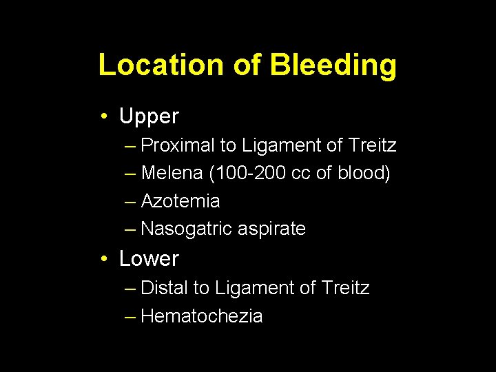 Acute Gastrointestinal Bleeding Rajeev Jain M D GI