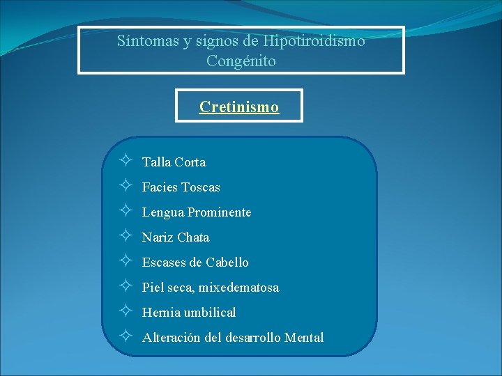 Hipotiroidismo Dr Heberto G Meja M Especialista en
