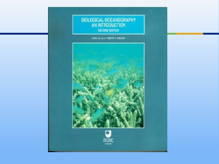 BIOLOGI LAUT LINGKUNGAN LAUT Marine biology is the