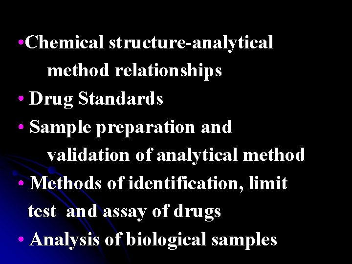 Introduction Pharmaceutical analysis Administer of total quality control
