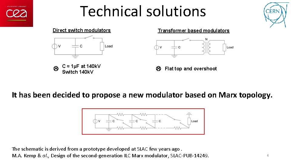 Development of a MarxGenerator for the drive beam