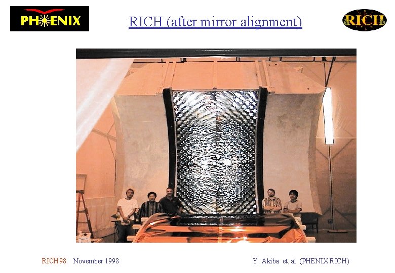 Ring Image Cerenkov detector of PHENIX experiment at