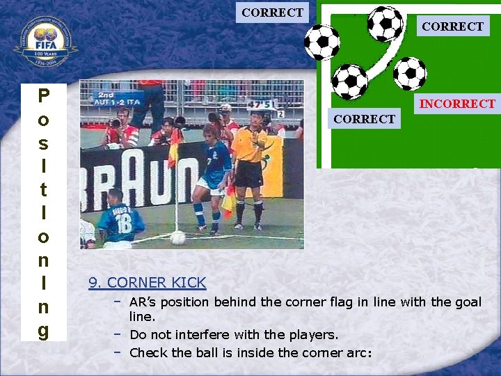 Guidelines for Assistant Referees Topics Duties and Responsibilities