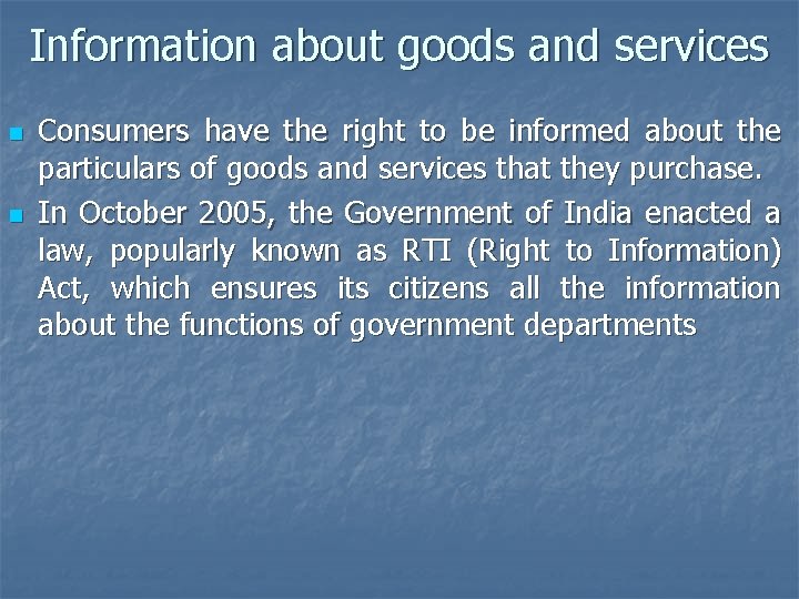 CONSUMER RIGHTS Presented By BIJU P M Who