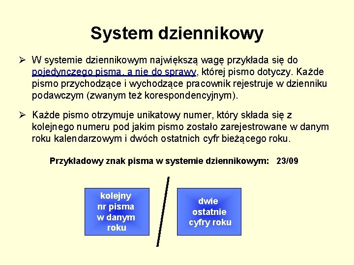 Temat 1 Rejestrowanie i znakowanie pism przychodzcych i