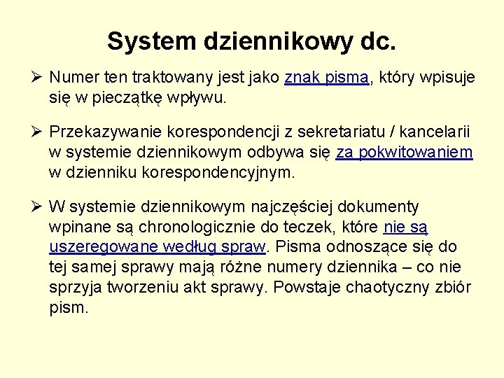 Temat 1 Rejestrowanie i znakowanie pism przychodzcych i