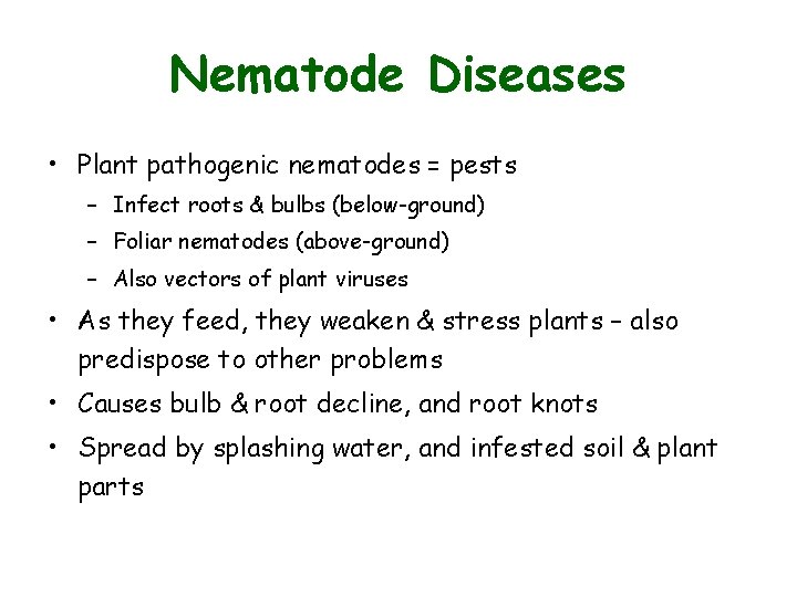 Introduction to Plant Pathology AND environmental impact Disease