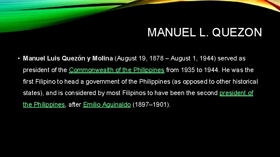 GO FOR GROWTH PHILIPPINE LITERATURE The birth of