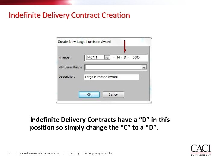 Procurement Desktop Defense PD Creating an Indefinite Delivery