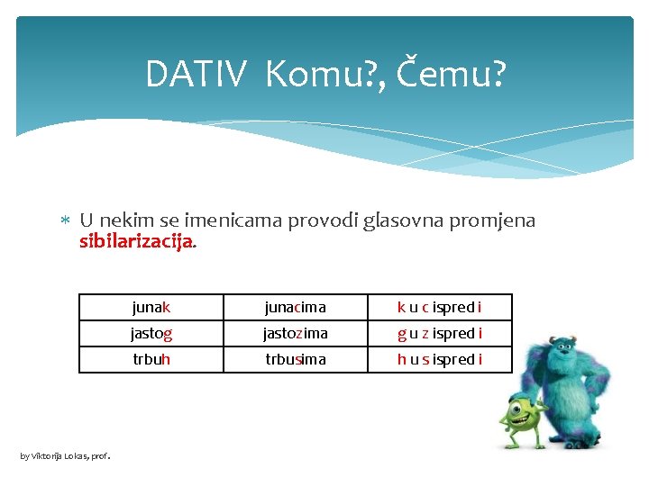 SKLONIDBA ILI DEKLINACIJA Ponavljanje i usustavljivanje jezinoga gradiva