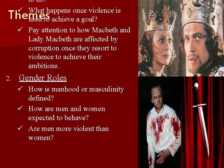 Macbeth Ambition Betrayal Corruption Witch will destroy them