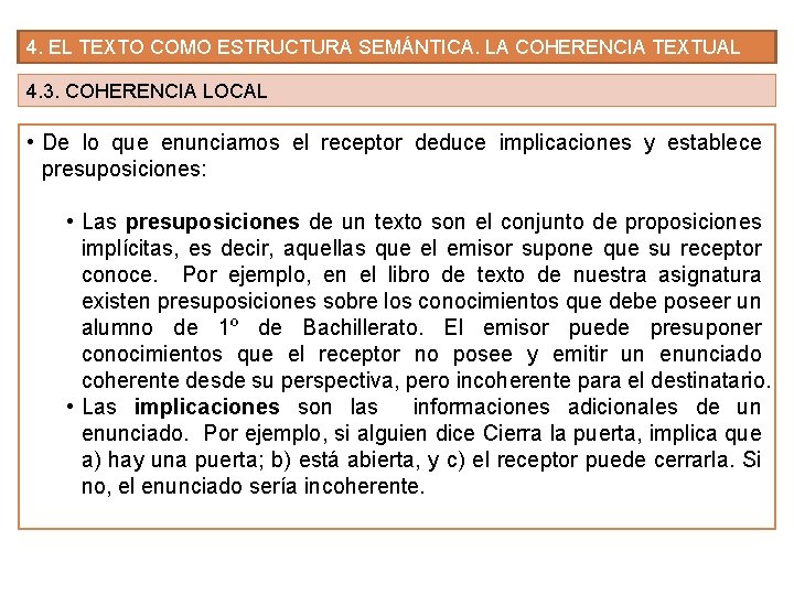 UNIDADES 2 Y 3 EL TEXTO Y SUS