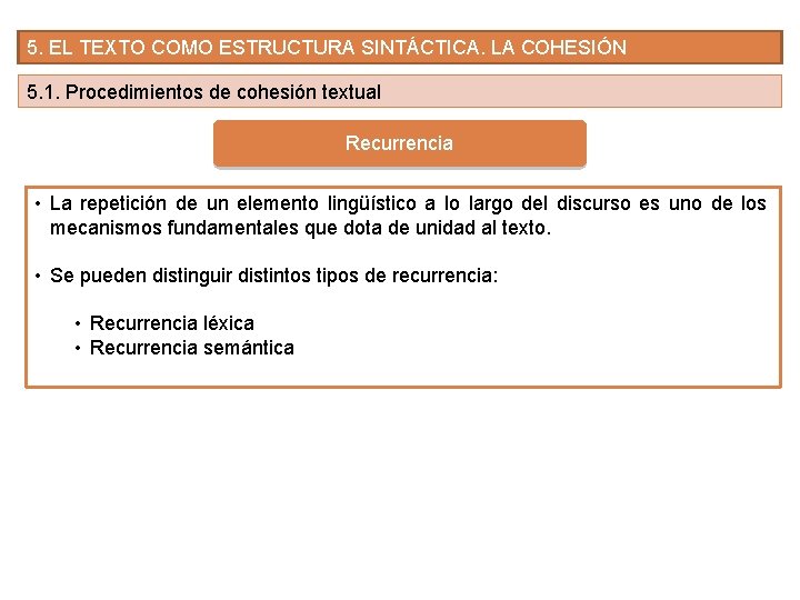 UNIDADES 2 Y 3 EL TEXTO Y SUS