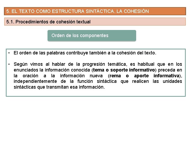 UNIDADES 2 Y 3 EL TEXTO Y SUS