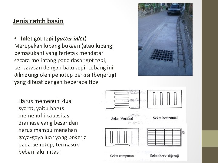 REKAYASA JALAN TSP 214 DRAINASE JALAN UNIVERSITAS PEMBANGUNAN