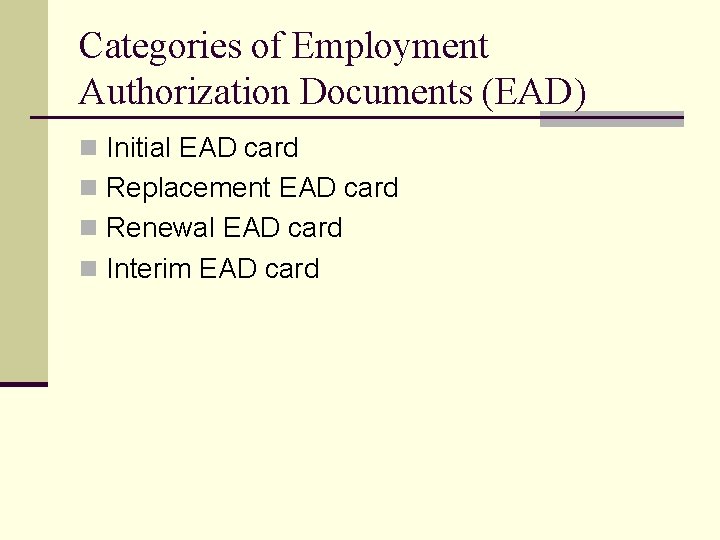 What Is Interim Ead Card - Delayed Production Of Employment ...