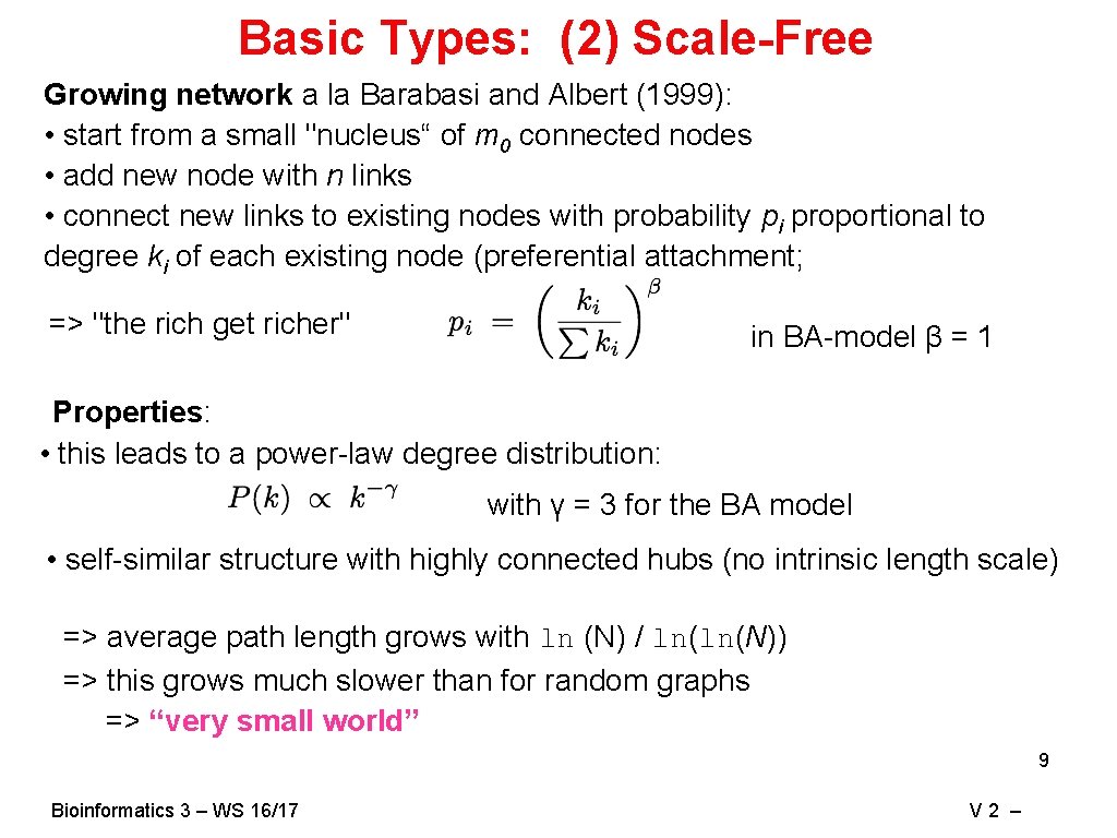 Bioinformatics 3 V 2 Clusters Dijkstra and Graph