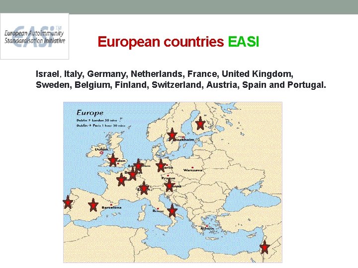 The EASI recommendations for standardization of ANA tests