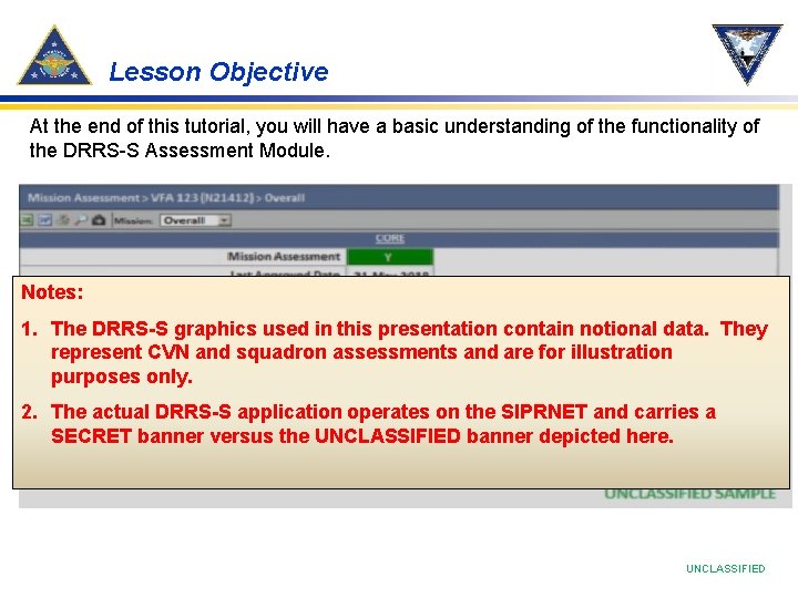 Defense Readiness Reporting System Strategic DRRSS DRRSS Software