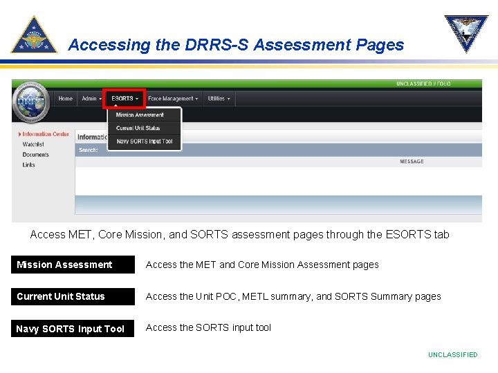 Defense Readiness Reporting System Strategic DRRSS DRRSS Software