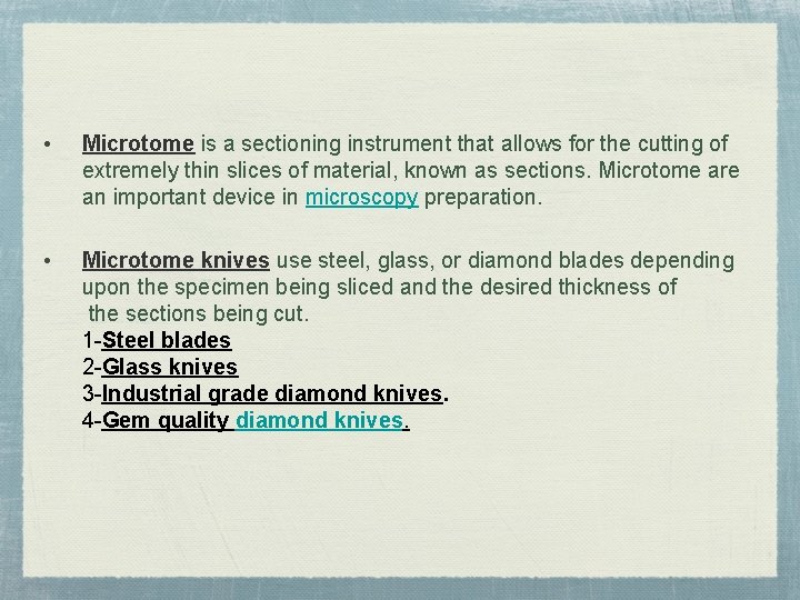 COURSE 322 HISTOLOGICAL TECHNIQUE PRACTICAL 1 INTRODUCTION and
