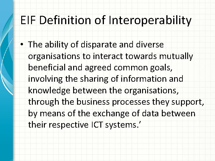 WHAT IS INTEROPERABILITY AND HOW DO WE MEASURE