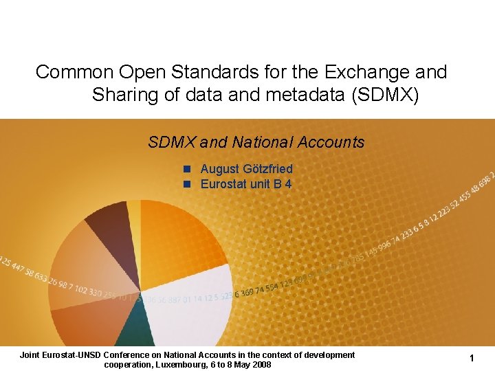 Common Open Standards for the Exchange and Sharing