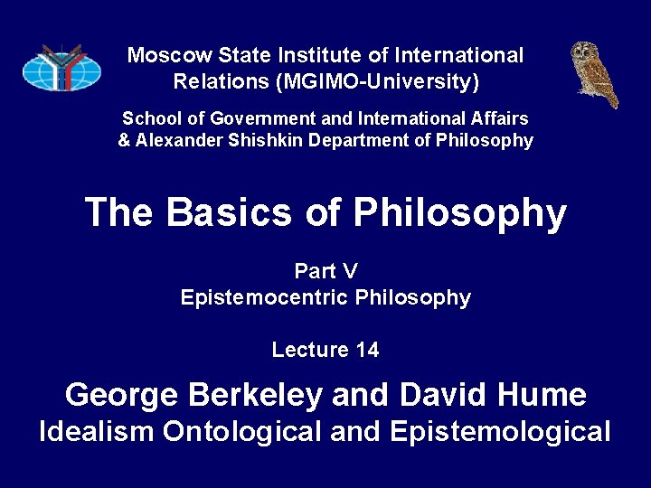 Moscow State Institute of International Relations MGIMOUniversity School