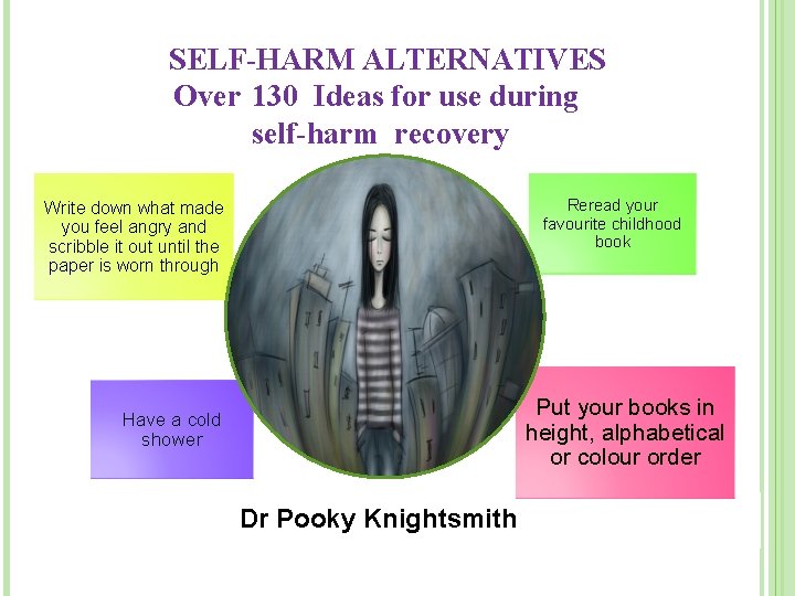 SELFHARM ALTERNATIVES Over 130 Ideas for use during